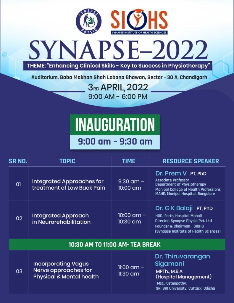 SYNAPSE-2022 - Physio Synapse